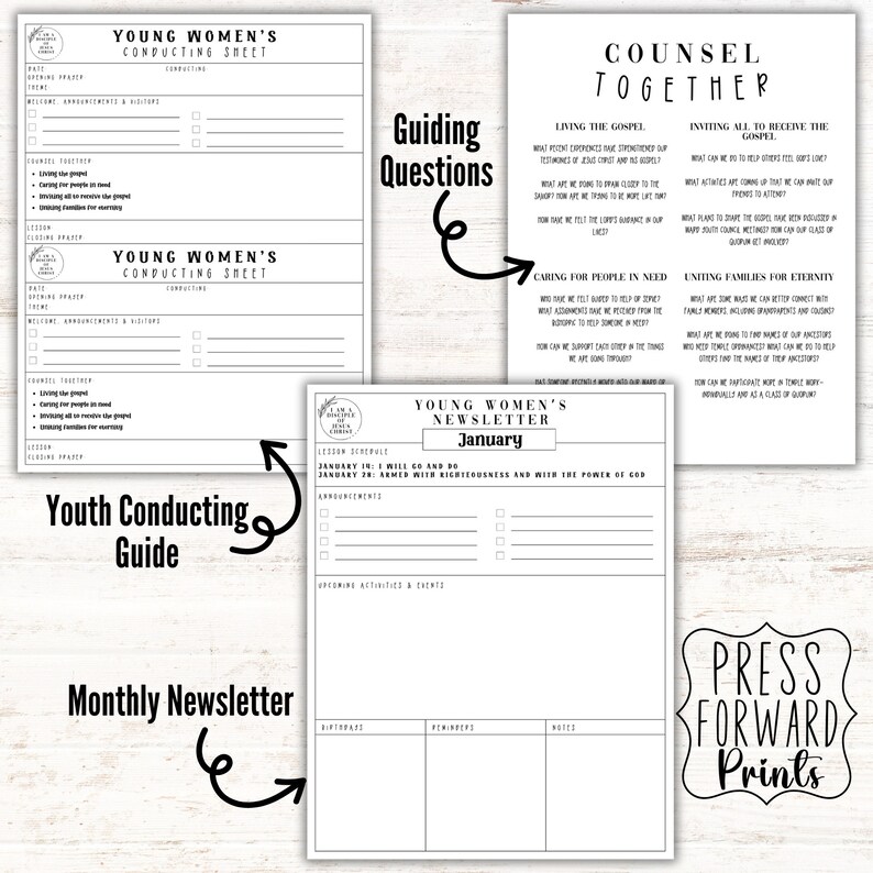 YW Binder, 2024 YW Binder, Young Women Binder, 2024 I Am a Disciple of ...