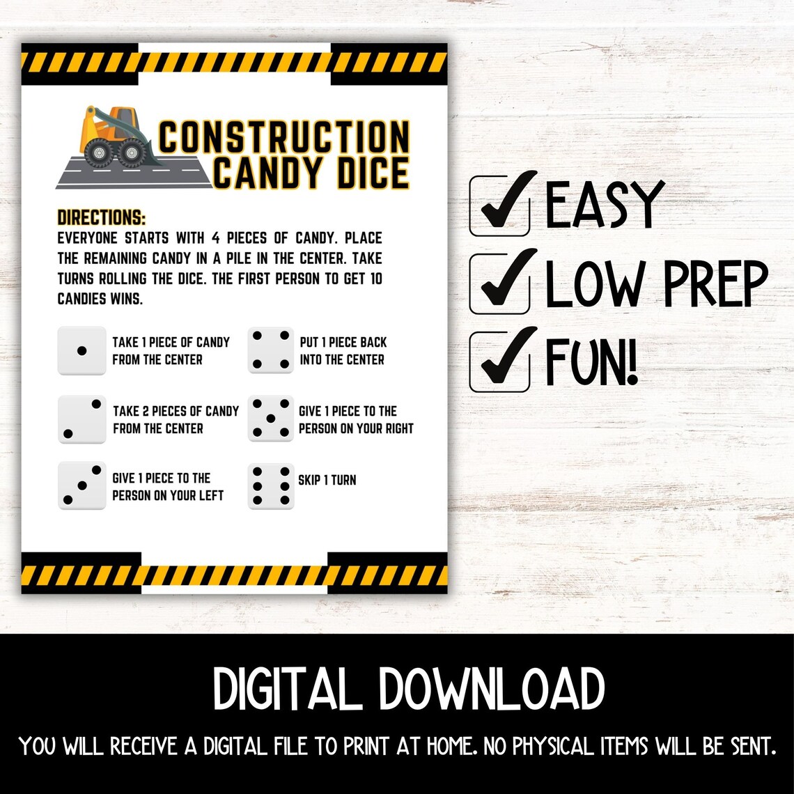 Construction Party Games, 2yr Birthday Construction, Boys 3rd Birthday ...