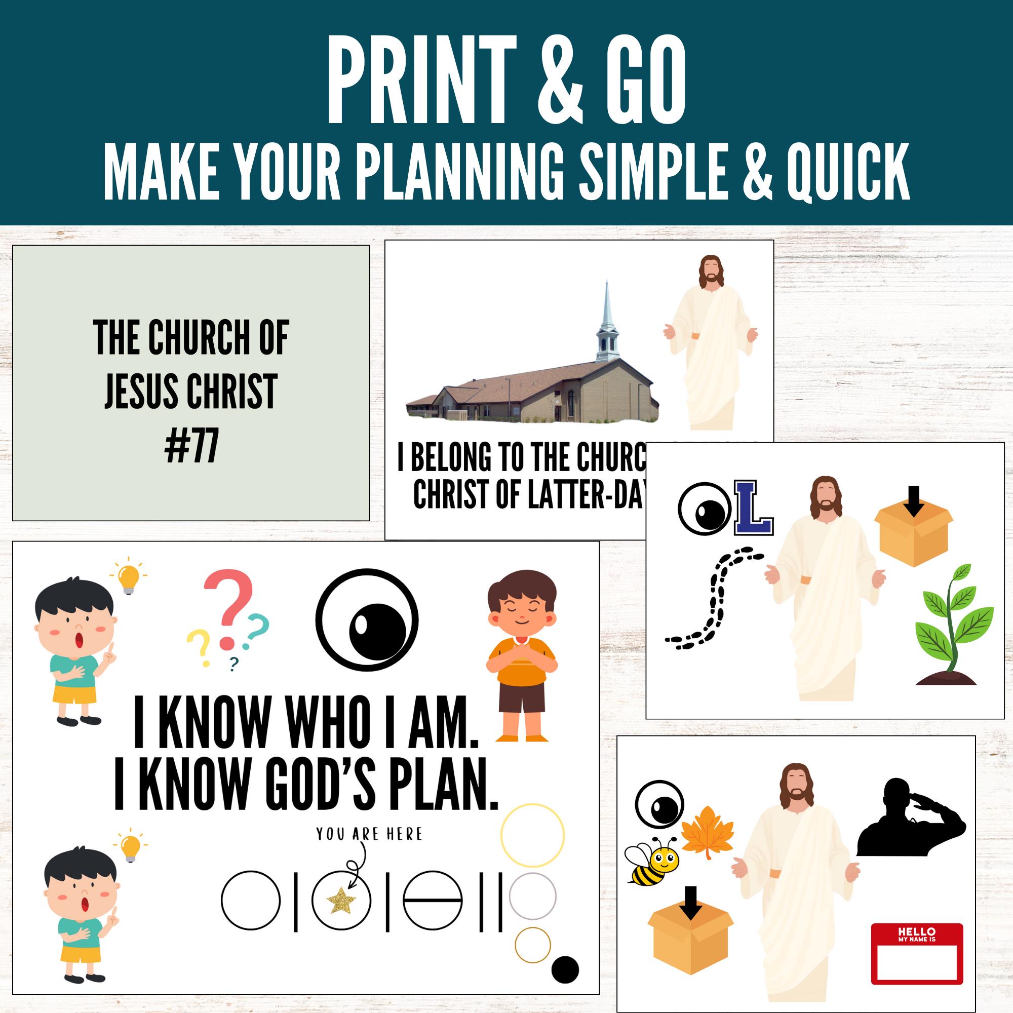 2025 Primary Songs Flip Chart Posters: LDS Singing Time (PDF) - Etsy