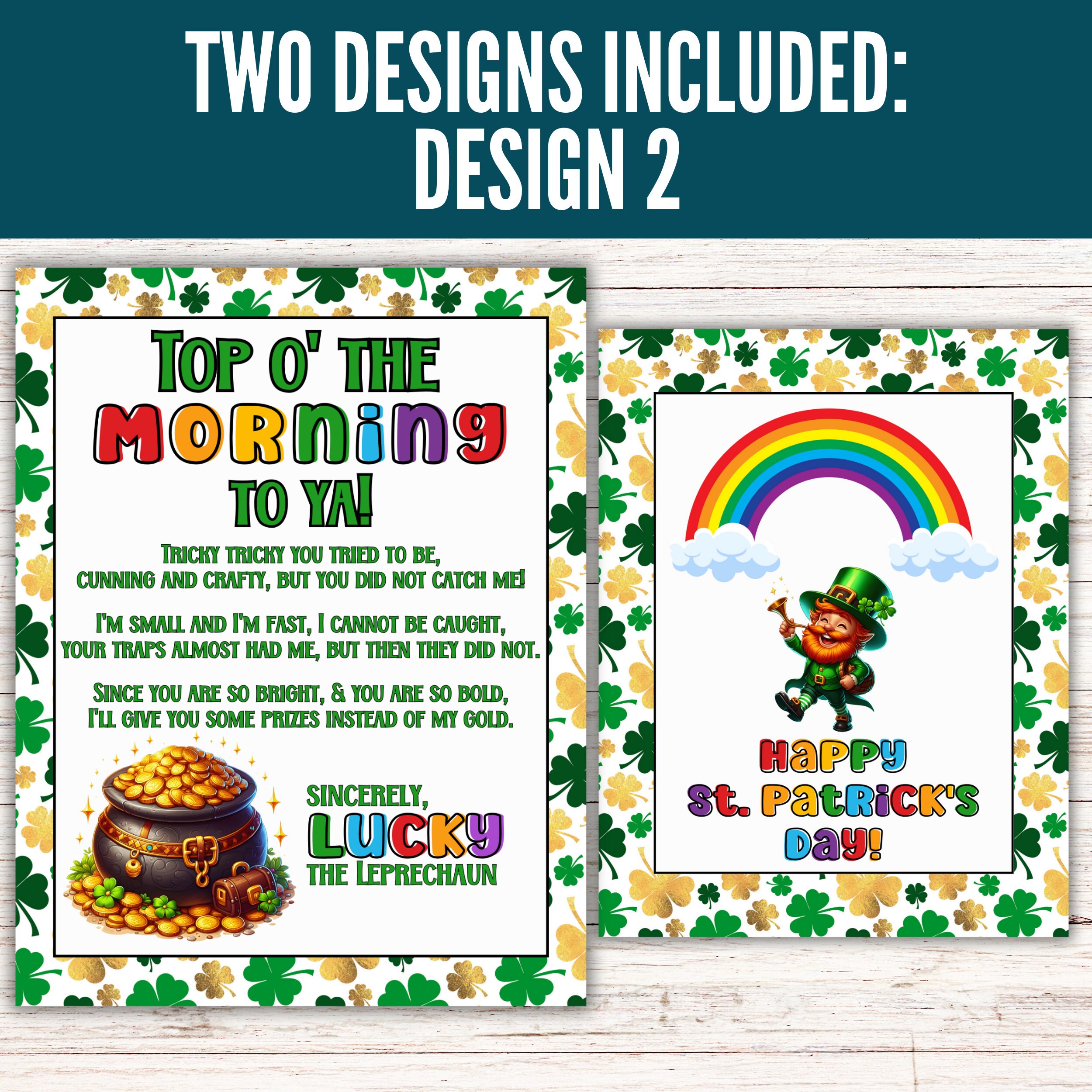 Leprechaun Note, Note From Leprechaun, Leprechaun Trap, Leprechaun Note ...