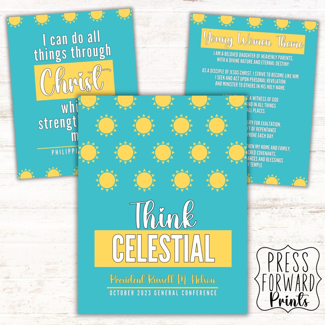 Think Celestial, Think Celestial Print, Think Celestial Printout, Think ...
