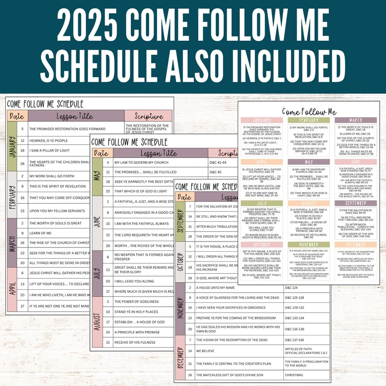 LDS Primary Conducting Sheet & Presidency Meeting Agenda (digital ...