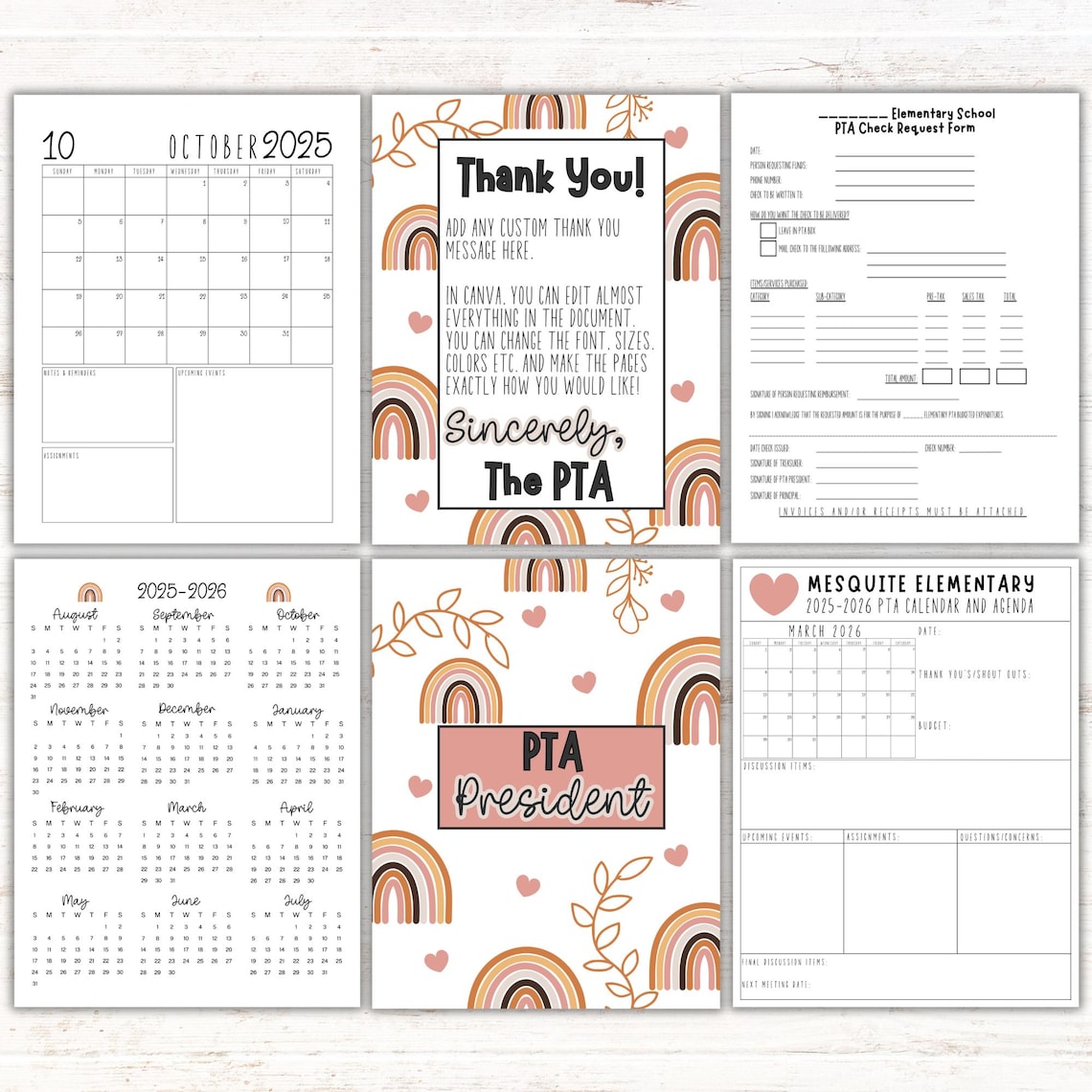 PTA President Binder: 2025-2026 Ultimate Bundle (digital Download) - Etsy