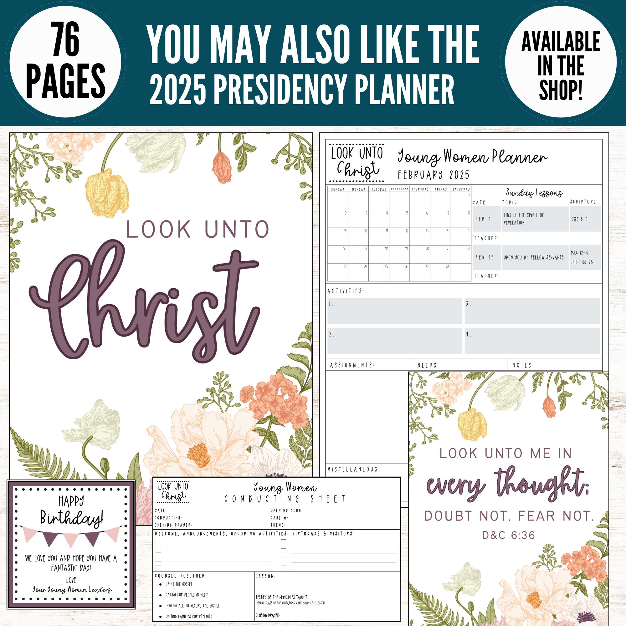 LDS Young Women Adult Calling Descriptions Binder Add-on (PDF Download ...