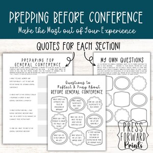 General Conference Youth Packet: Bingo, Games, Activities (PDF Download ...