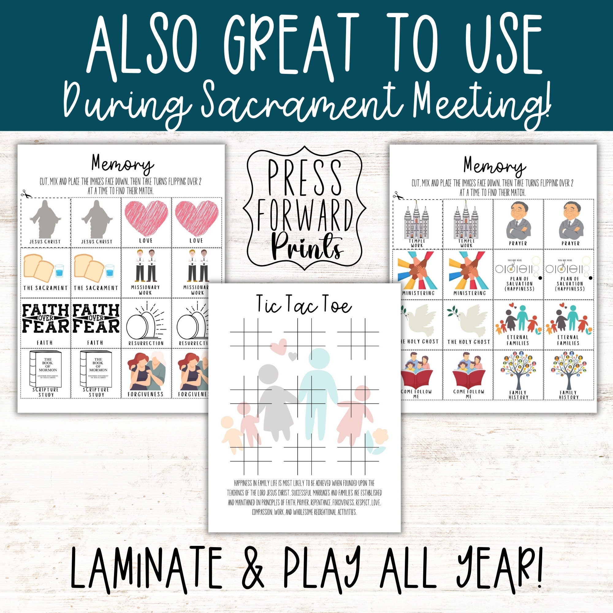 LDS General Conference Activity Bundle: Bingo, Mazes, Coloring (PDF ...