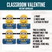 Minion Valentine Tags: Printable Classroom Valentines (DIY) - Etsy