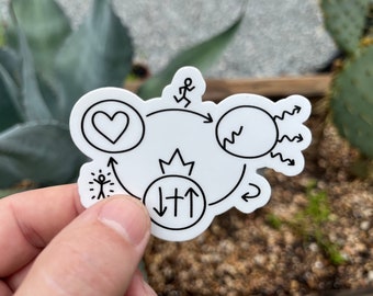 3 Circles Gospel Sticker - Etsy