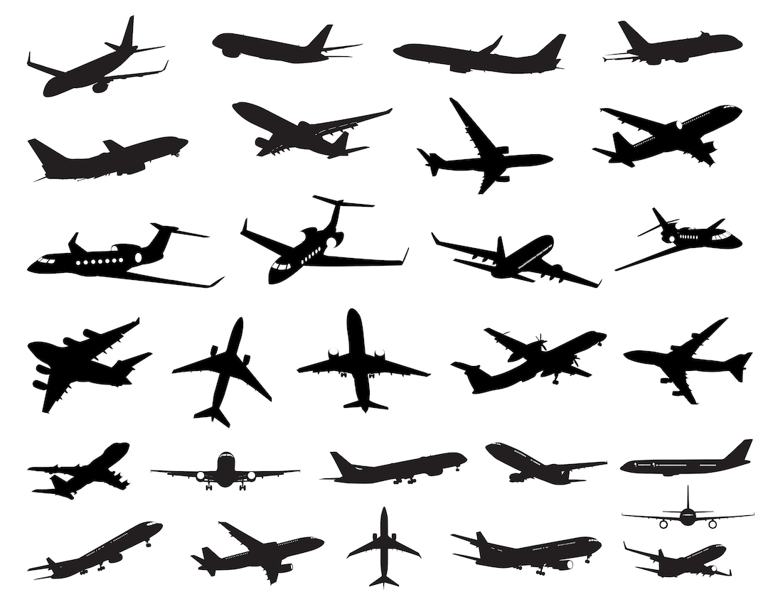 Airplane SVG, PNG, Aircraft Svg Design, Aircraft Cut File for Cricut ...