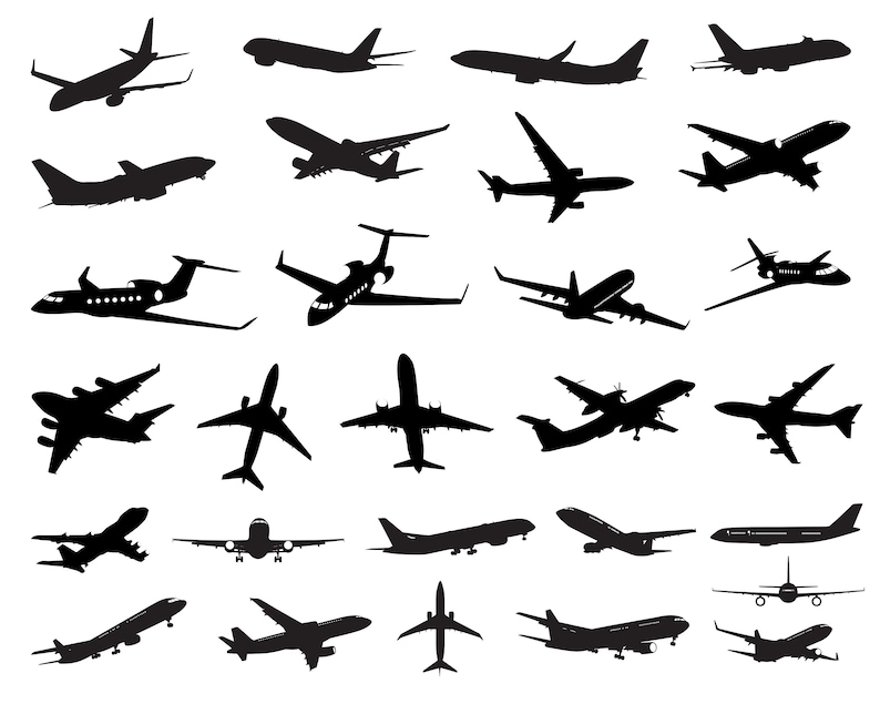 Airplane SVG, PNG, Aircraft Svg Design, Aircraft Cut File for Cricut ...