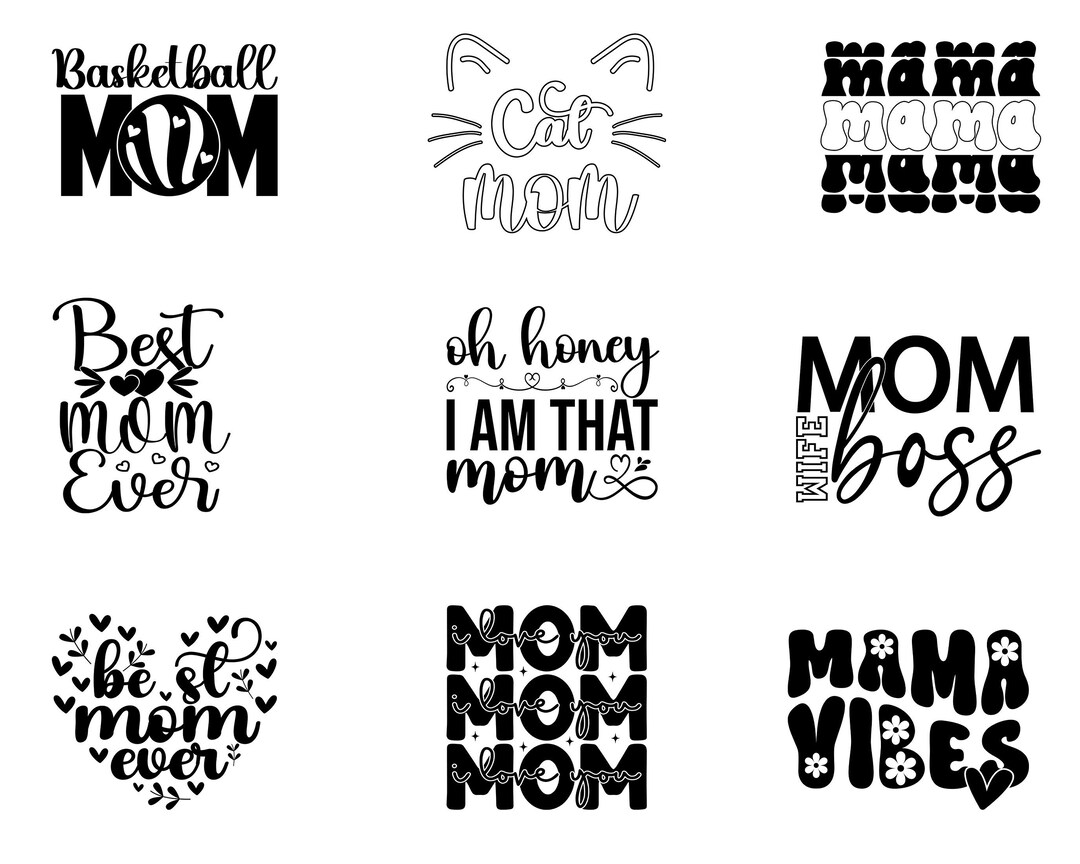 Mother's Day SVG, PNG Bundle, Mom Life Svg, Mothers Day, Mama Svg, Mama ...