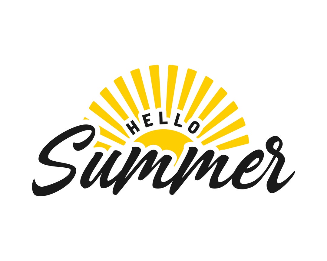 Hello Summer SVG, PNG - Summer Svg, Beach Svg, Welcome Summer Svg ...