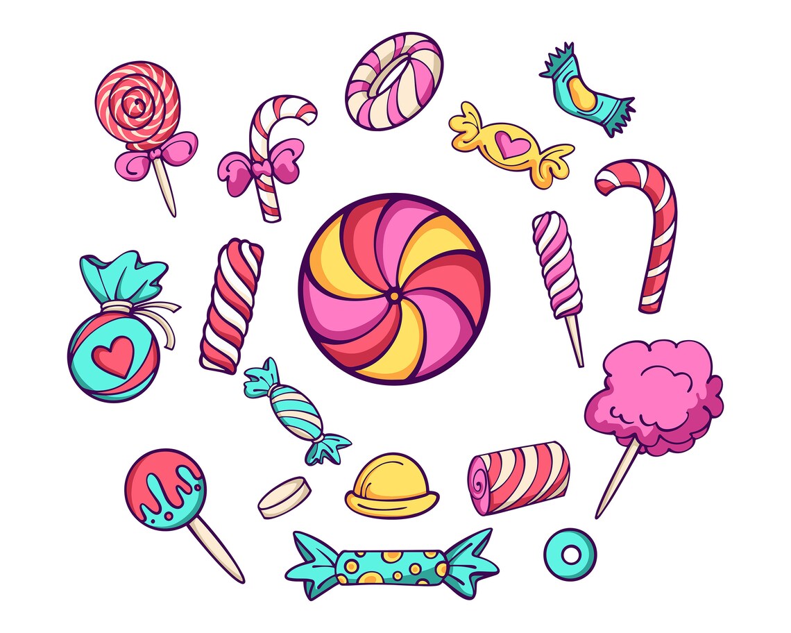 Christmas Candy SVG Bundle, PNG, Peppermint Candy Svg, Candy Cane Svg ...
