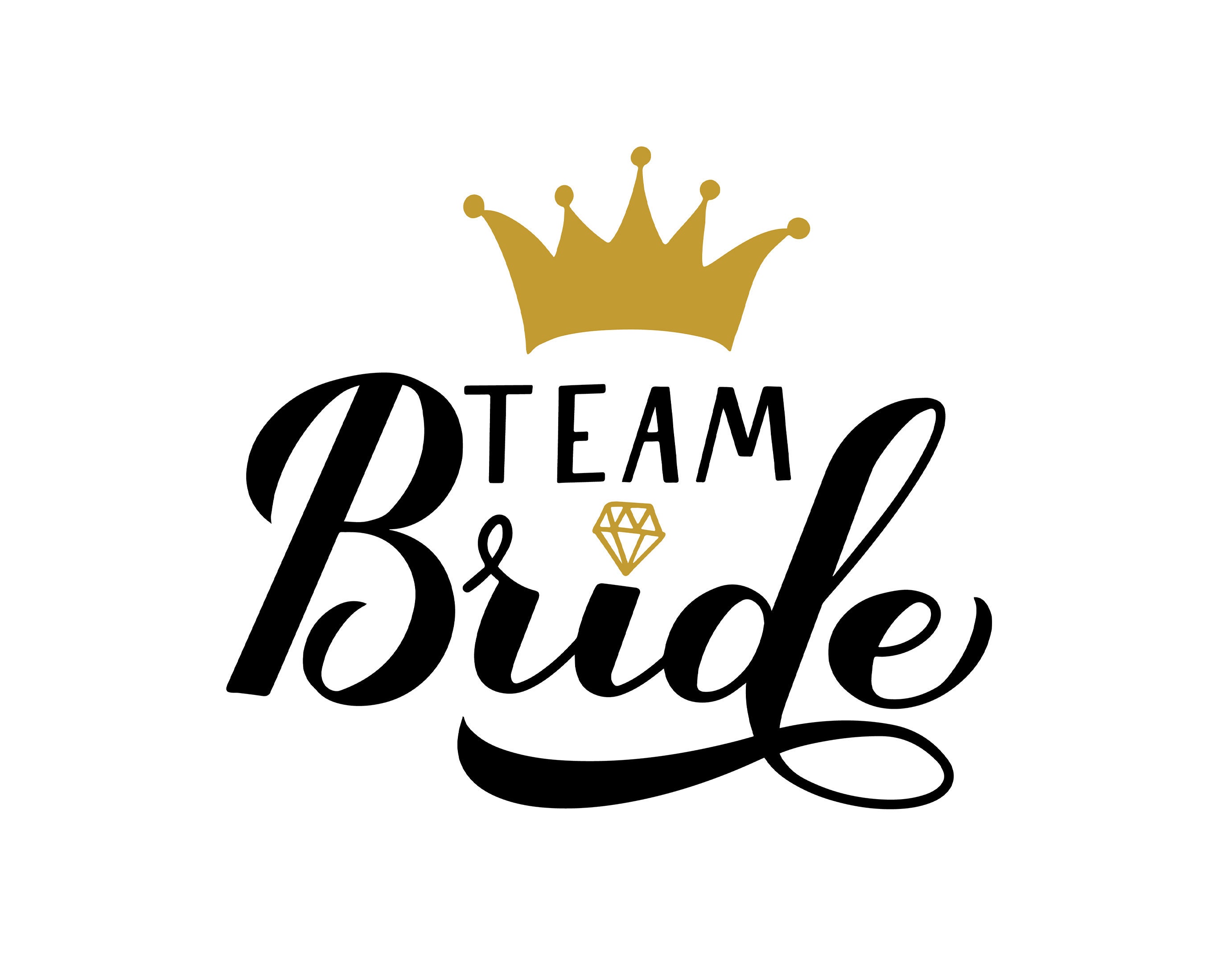 Team Bride SVG PNG Bridal Party Svg Wedding Svg - Etsy