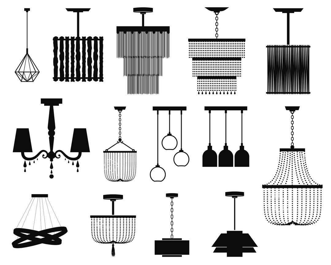 Chandelier SVG Bundle, PNG, Vintage Svg, Cut Files for Cricut ...