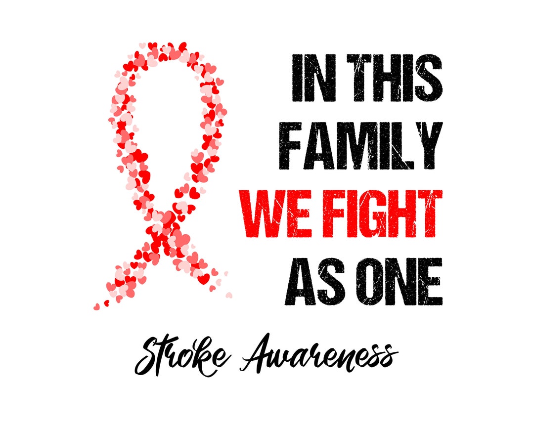 Stroke Awareness SVG, PNG, 2 Variants, Cut Files Cricut, Silhouette ...