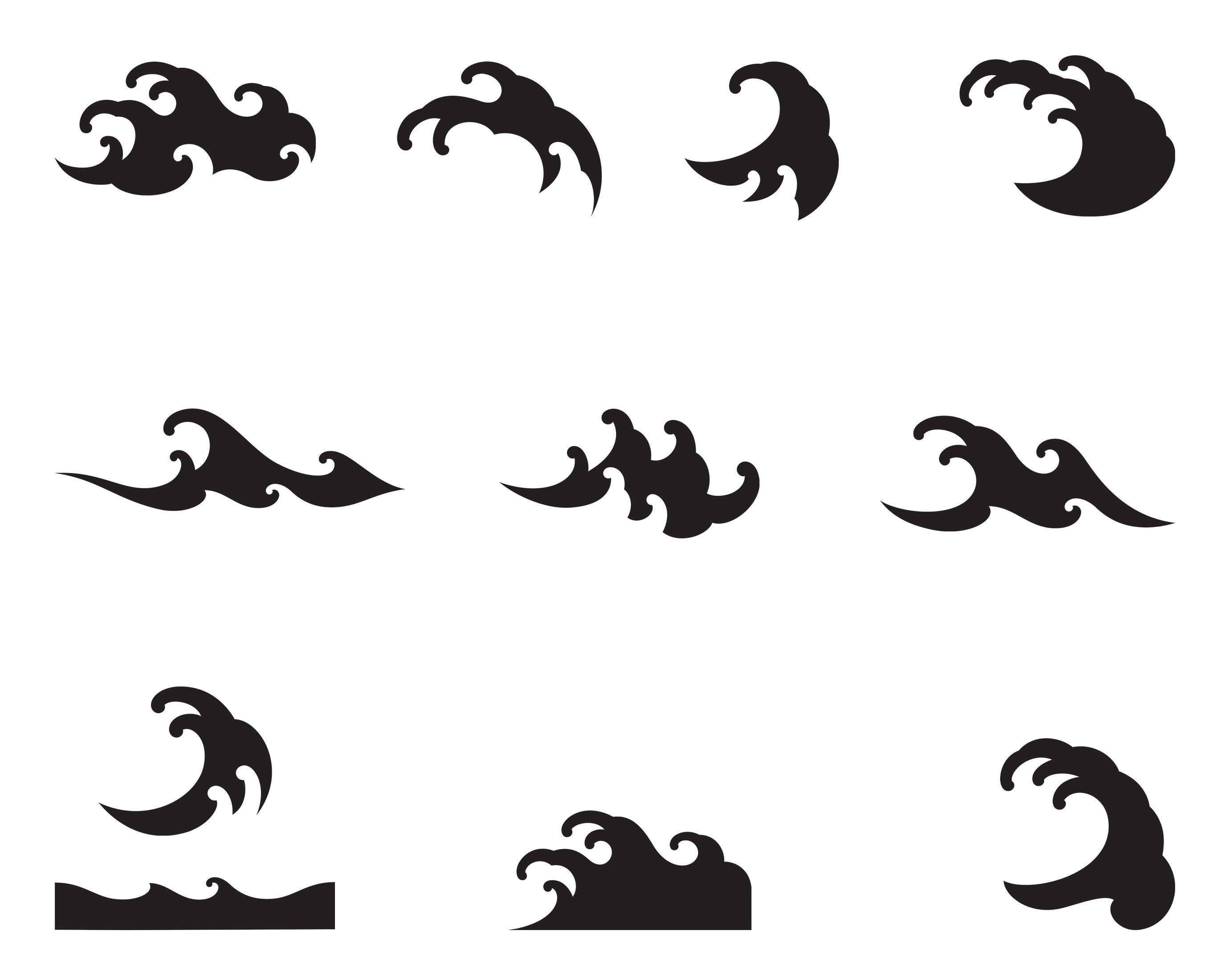 Wave SVG PNG Bundle Ocean Wave Svg Waves Svg Beach Svg - Etsy