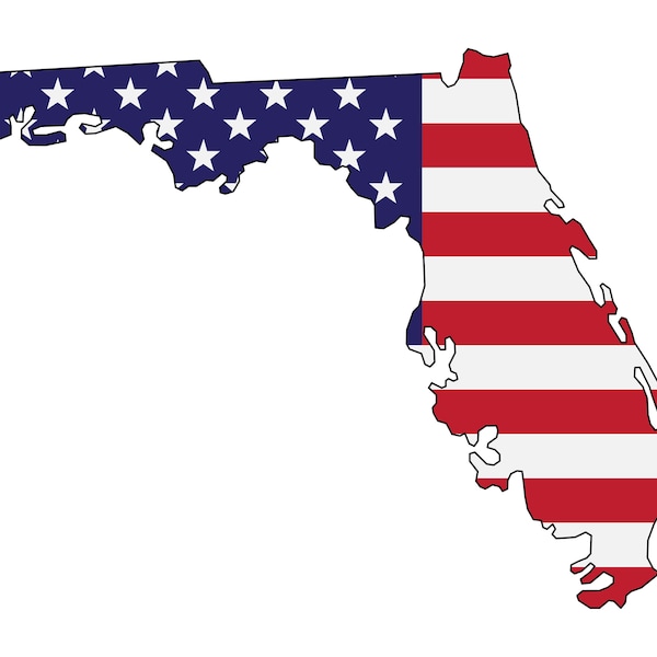 Florida Flag Svg - Etsy