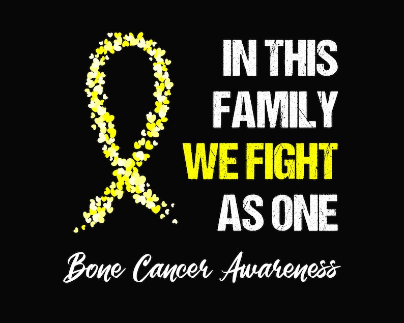 Bone Cancer Awareness SVG, PNG, 2 Variants, Cut Files for Cricut ...