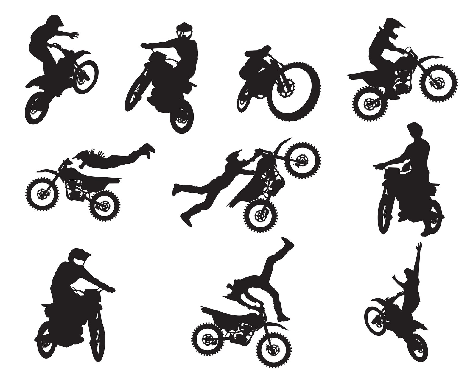 Motorcross SVG Bundle, Motorcycle Svg, Dirt Bike SVG, PNG, Cut Files ...