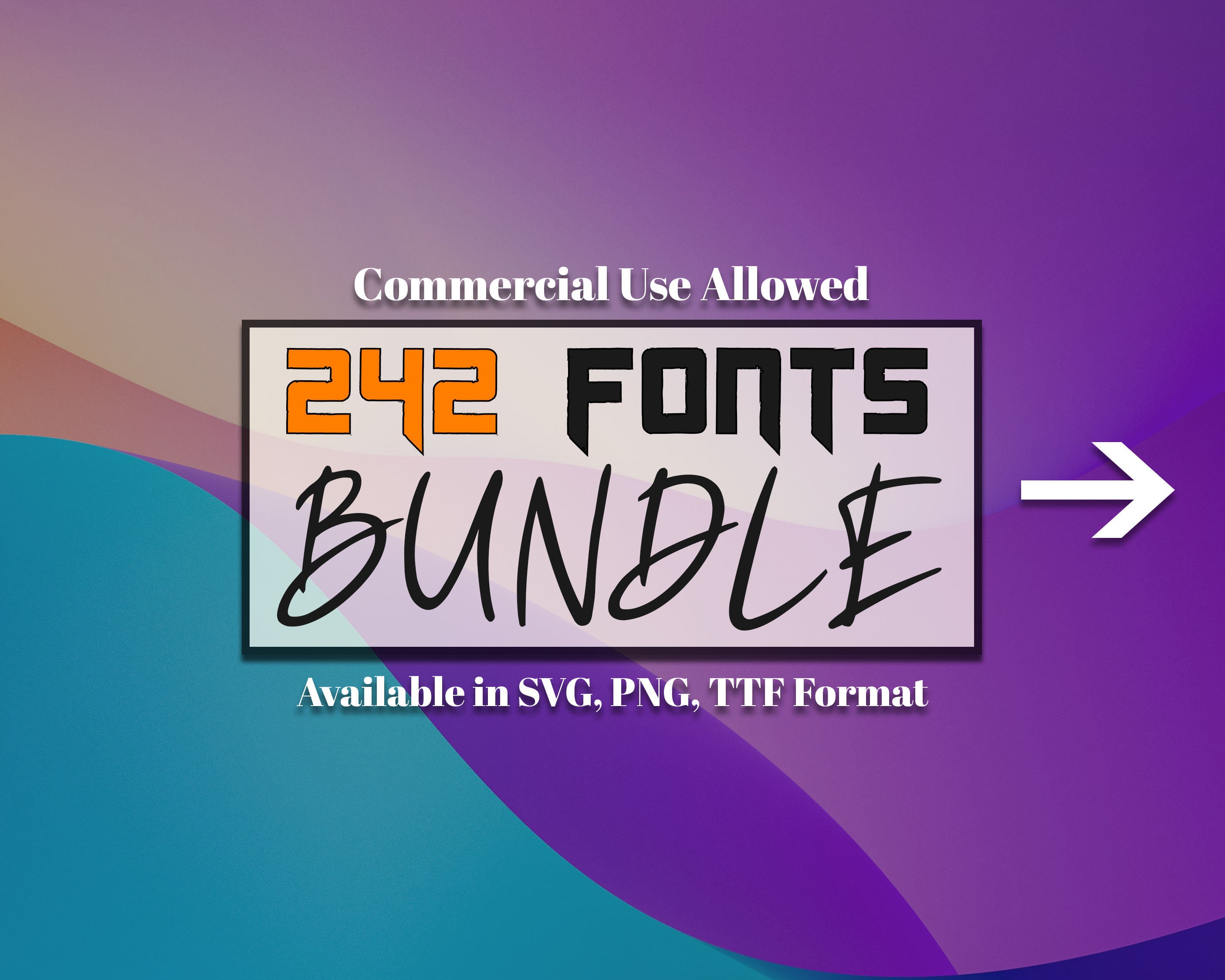 242 Fonts Bundle SVG PNG TTF Alphabet Svg Distressed - Etsy Hong Kong