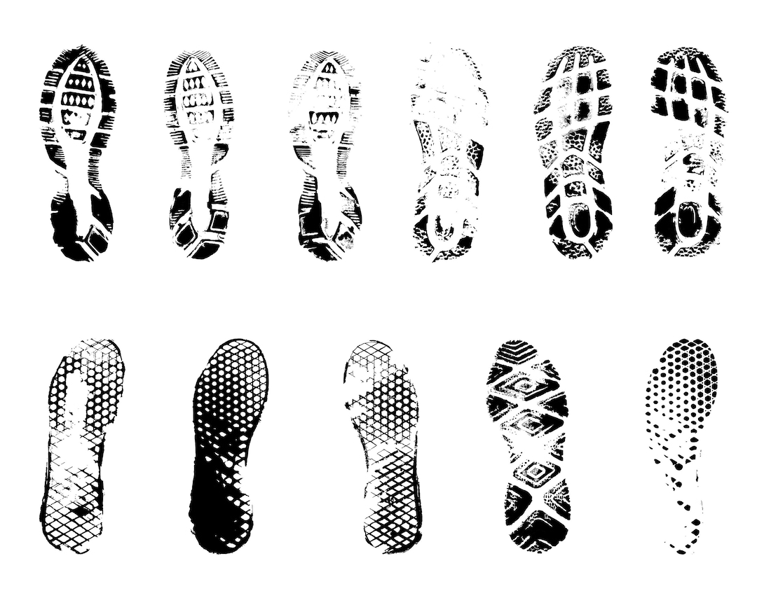 Footprints SVG, PNG, Human Footprint, Footstep Svg, Foot Svg, Foot ...