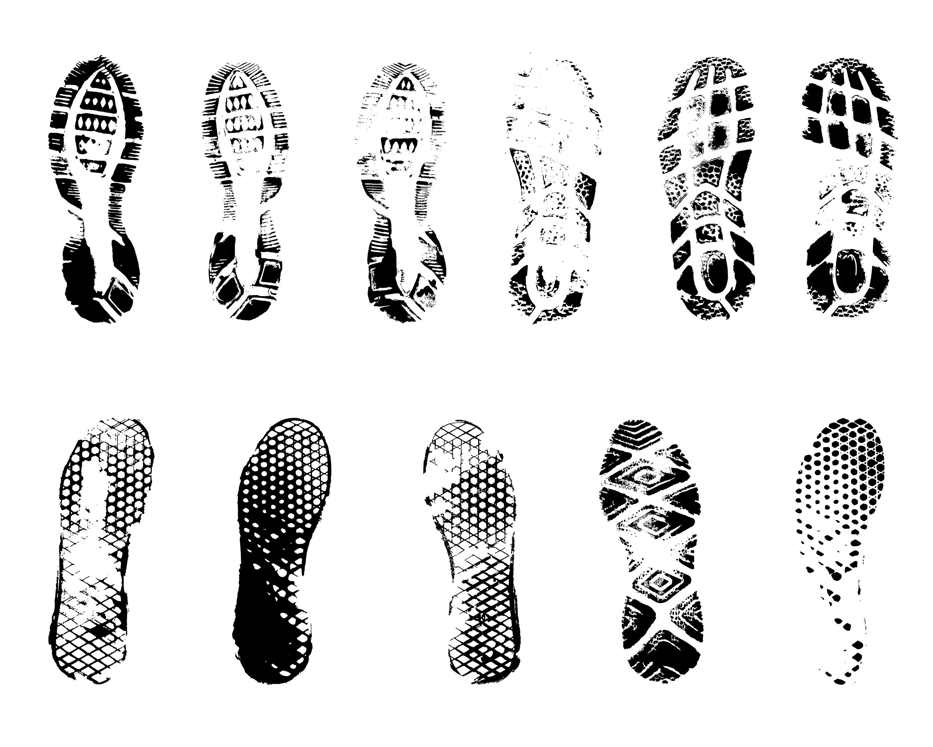 Footprints SVG PNG Human Footprint Footstep Svg Foot Svg - Etsy