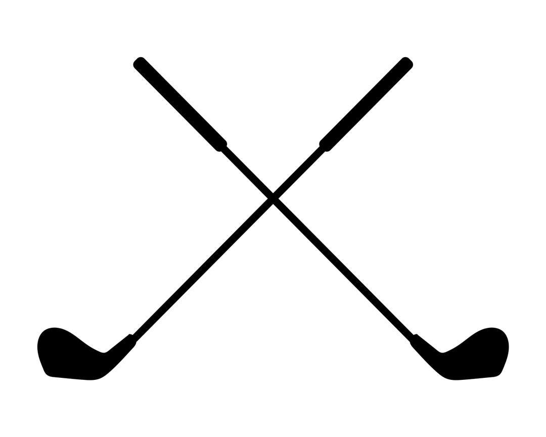 Crossed Golf Clubs SVG, PNG - Golf Svg, Golf Monogram Svg, Golf Clipart ...