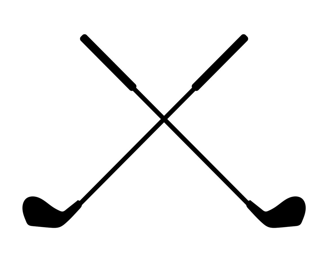 Crossed Golf Clubs SVG, PNG - Golf Svg, Golf Monogram Svg, Golf Clipart ...