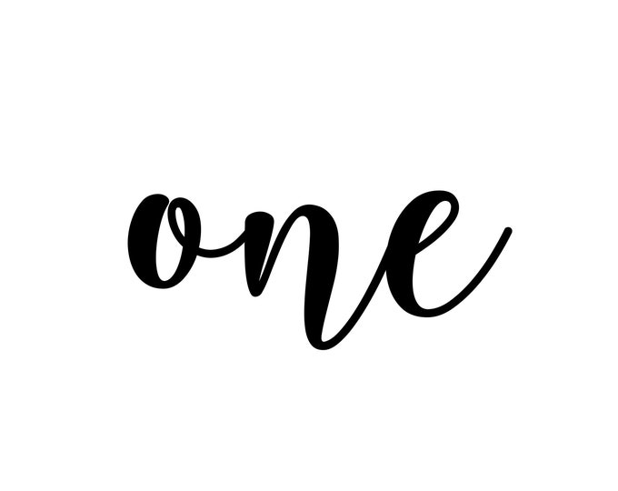 One SVG | First Birthday SVG | Baby Girl Birthday Svg | First Bday Svg ...
