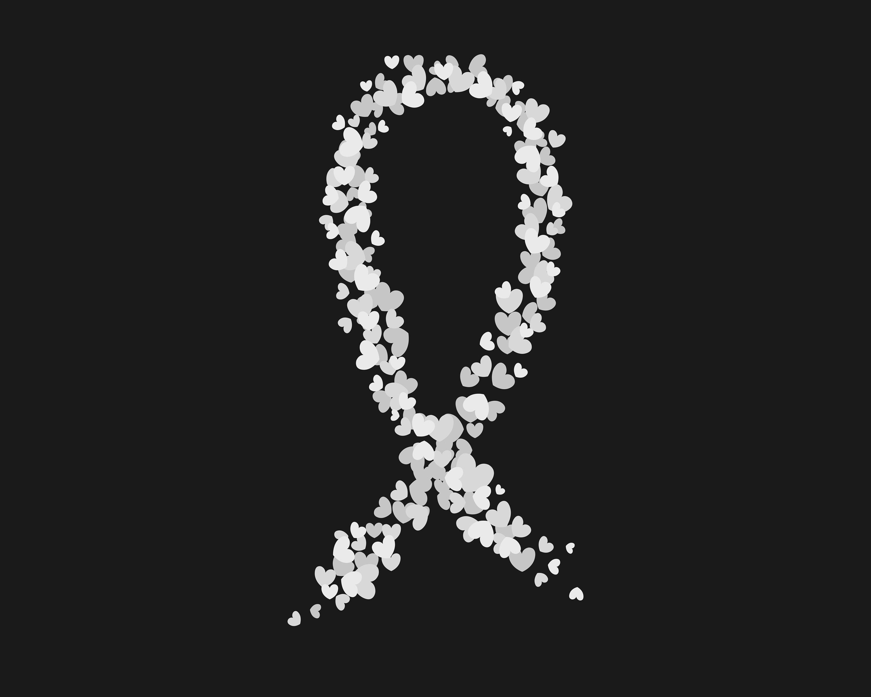 Grey Ribbon SVG PNG Brain Cancer Cut File Cricut - Etsy
