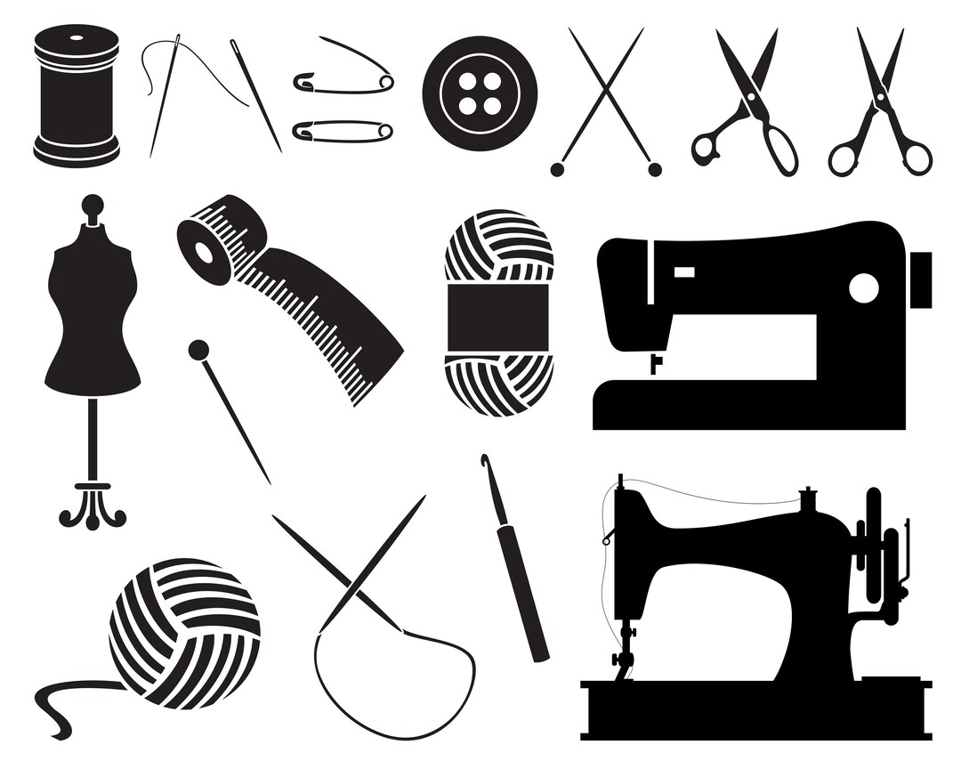 Sewing SVG Bundle, PNG, Sewing Machine Svg, Scissors Svg, Crafting Svg ...