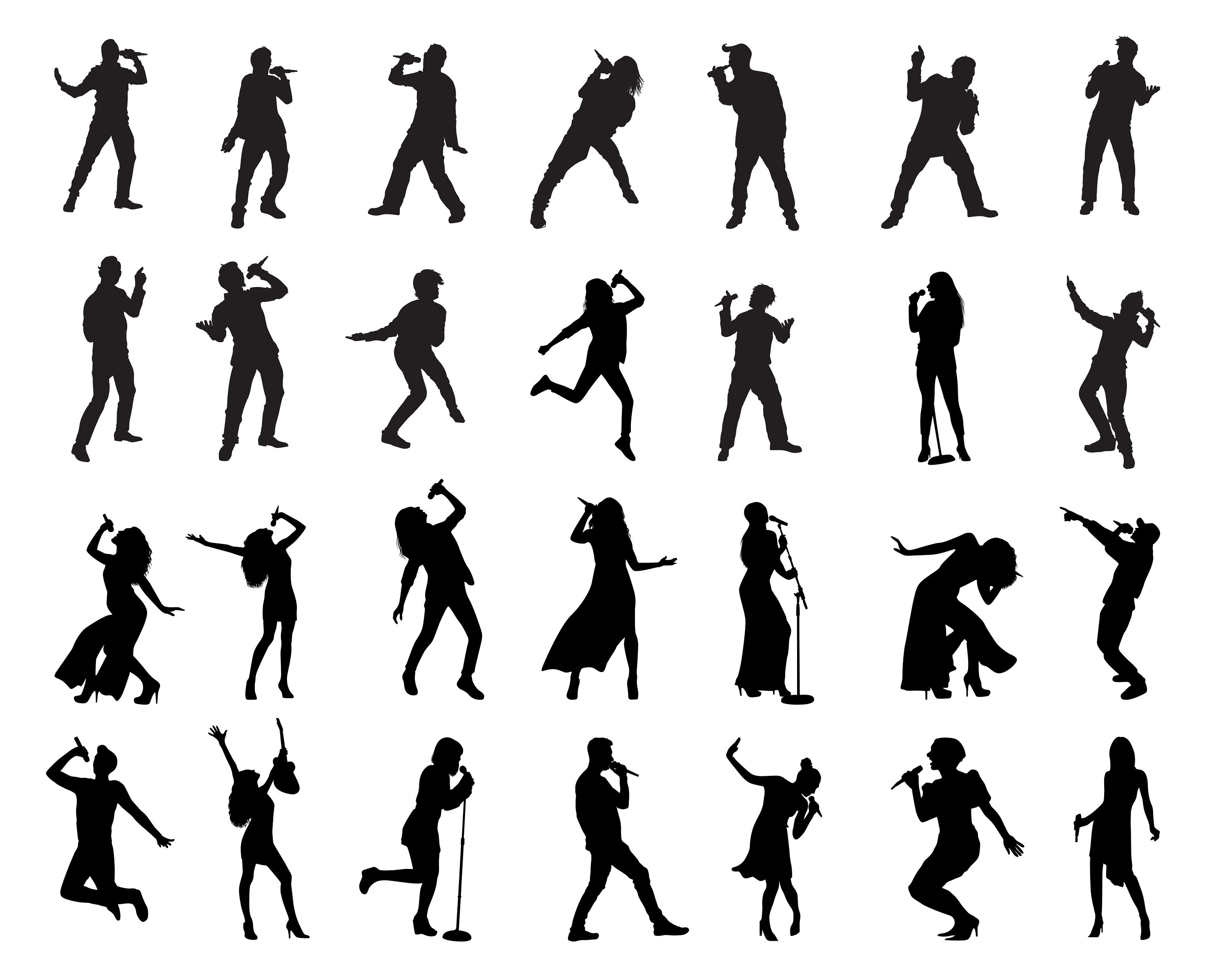 Singer SVG Bundle Singer PNG Singer Cut Files for Cricut - Etsy Singapore