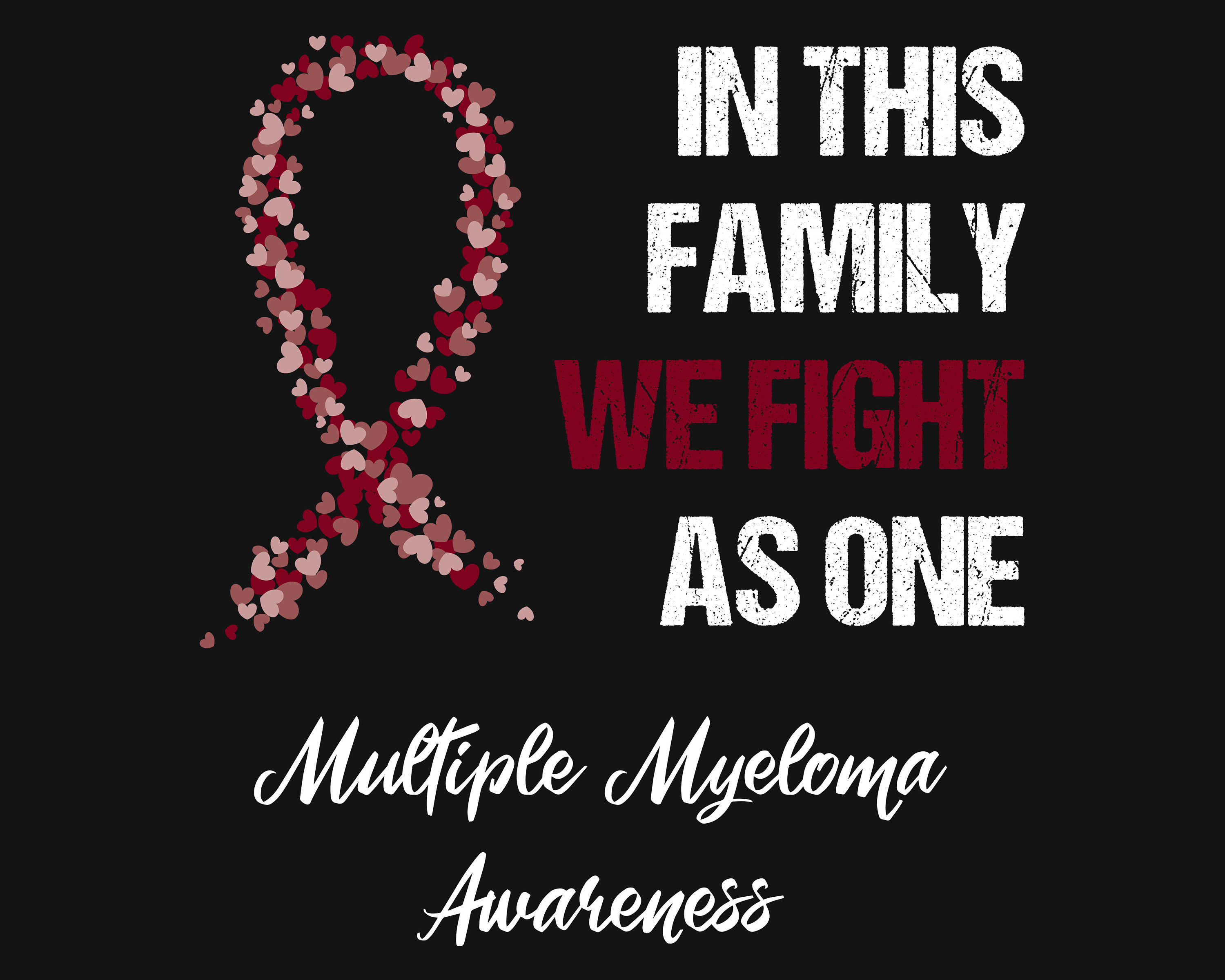 Multiple Myeloma Awareness SVG, PNG, 2 Variants, Cut Files for Cricut ...