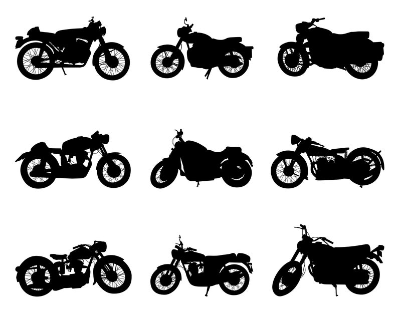 Motorcycle SVG Bundle PNG Motorcycle Cut Files for Cricut - Etsy