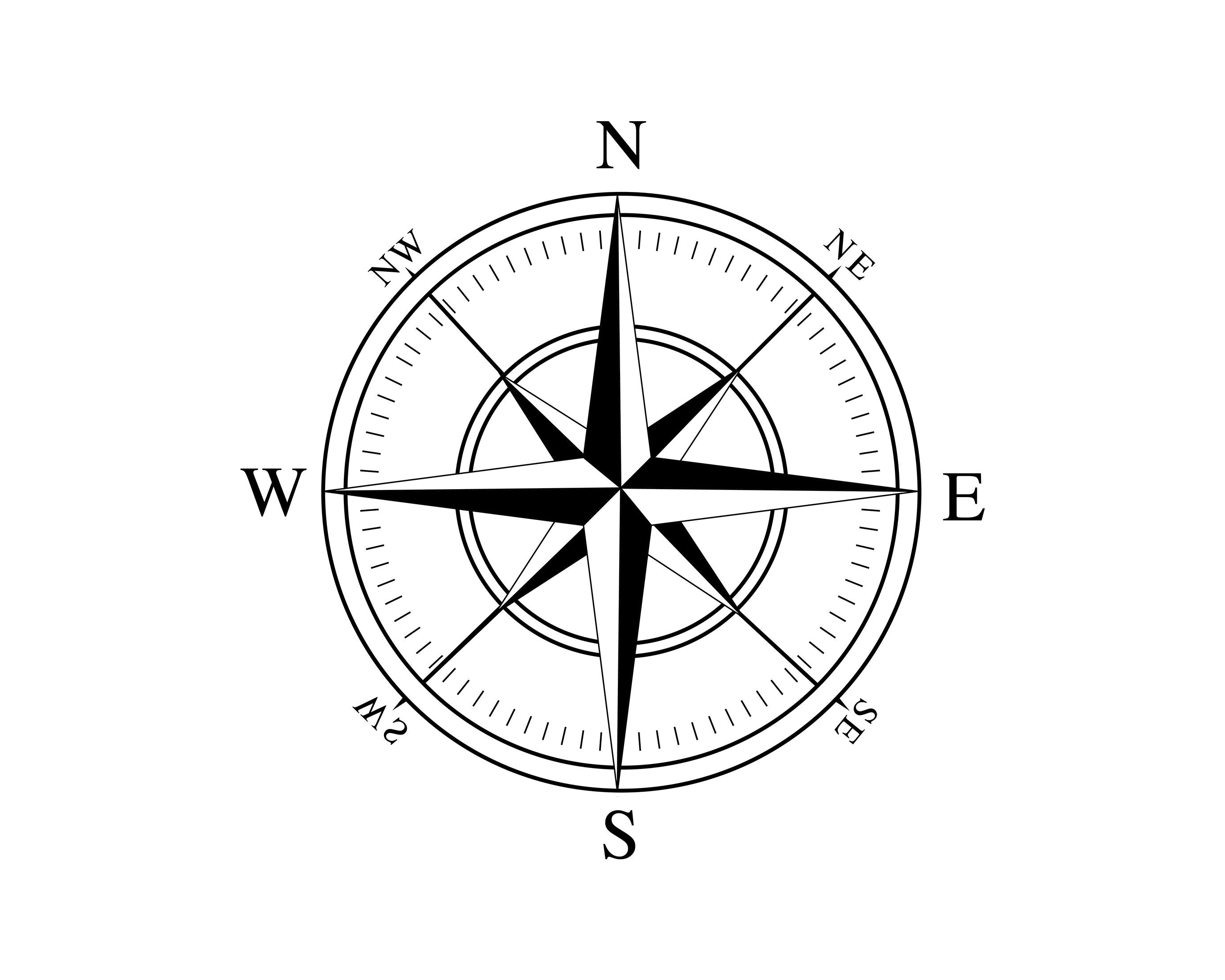 Compass Svg Png Nautical Compass Svg Compass Rose Svg Cut Etsy