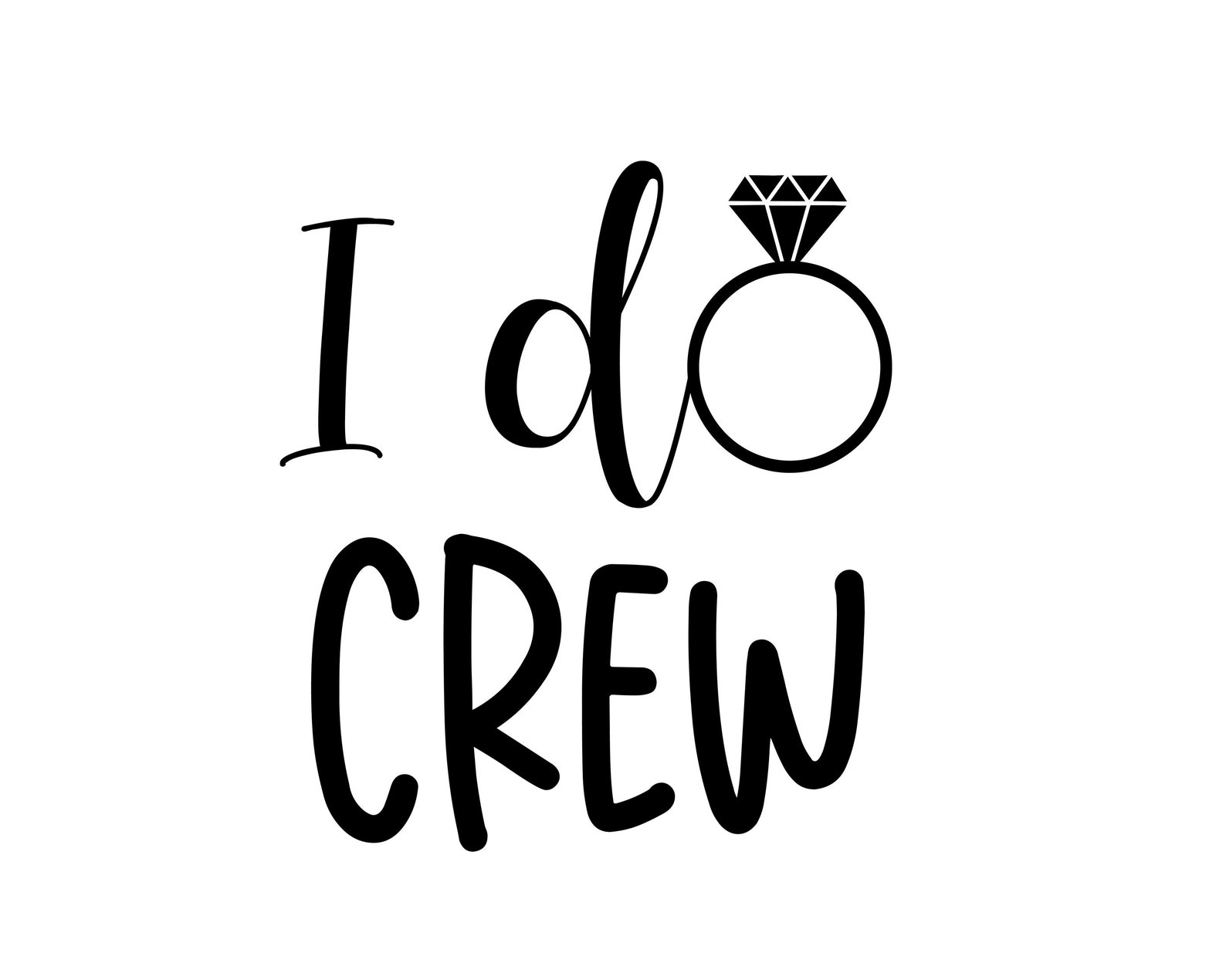 I Do Crew SVG, PNG - Diamond Ring Svg, Bridal Party Svg, Matching ...
