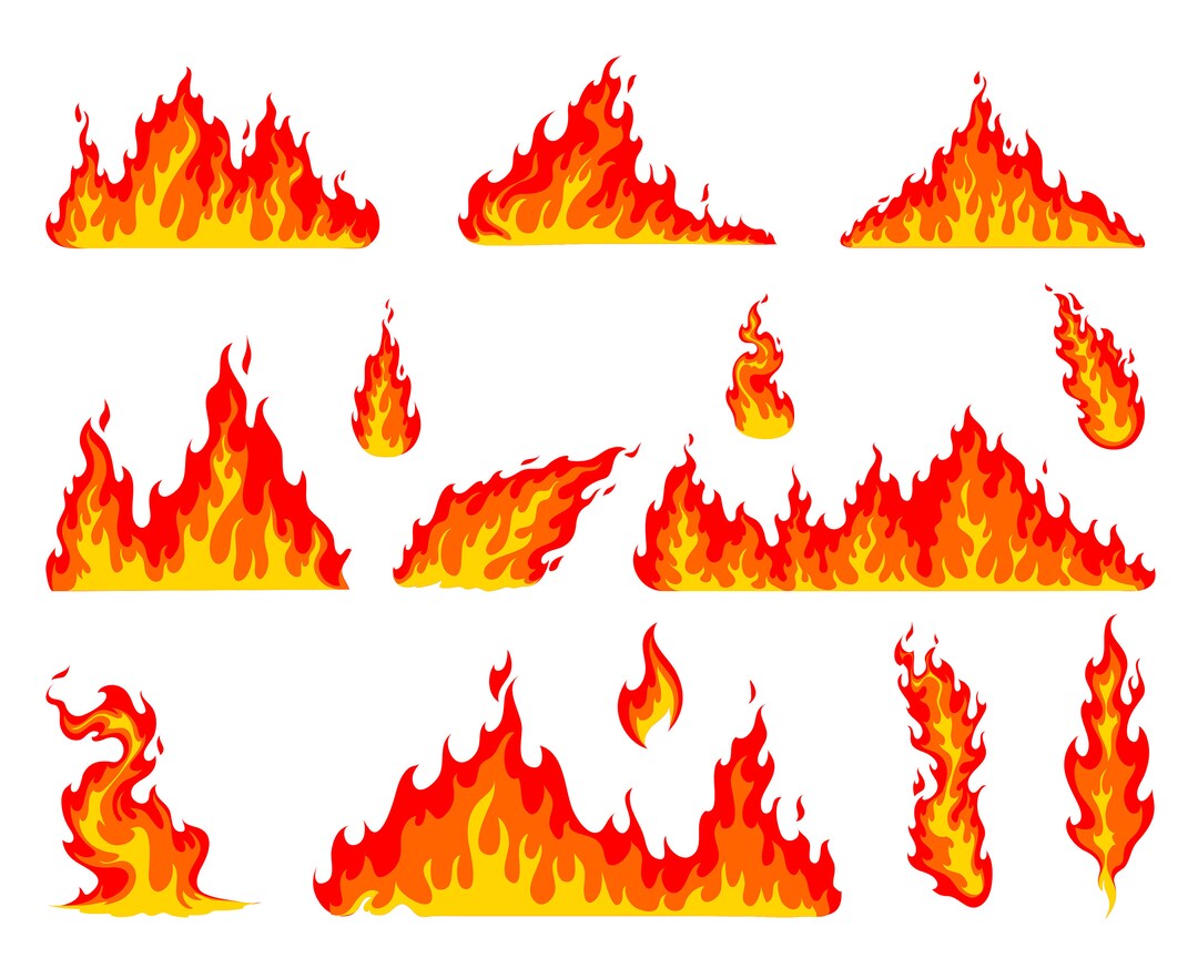 Fire Bundle SVG, PNG, Fireball Svg, Fire SVG, Flames Svg, Fire Clipart ...