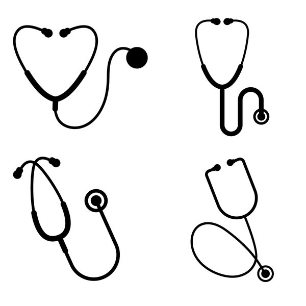 Stethoscope Svg - Etsy