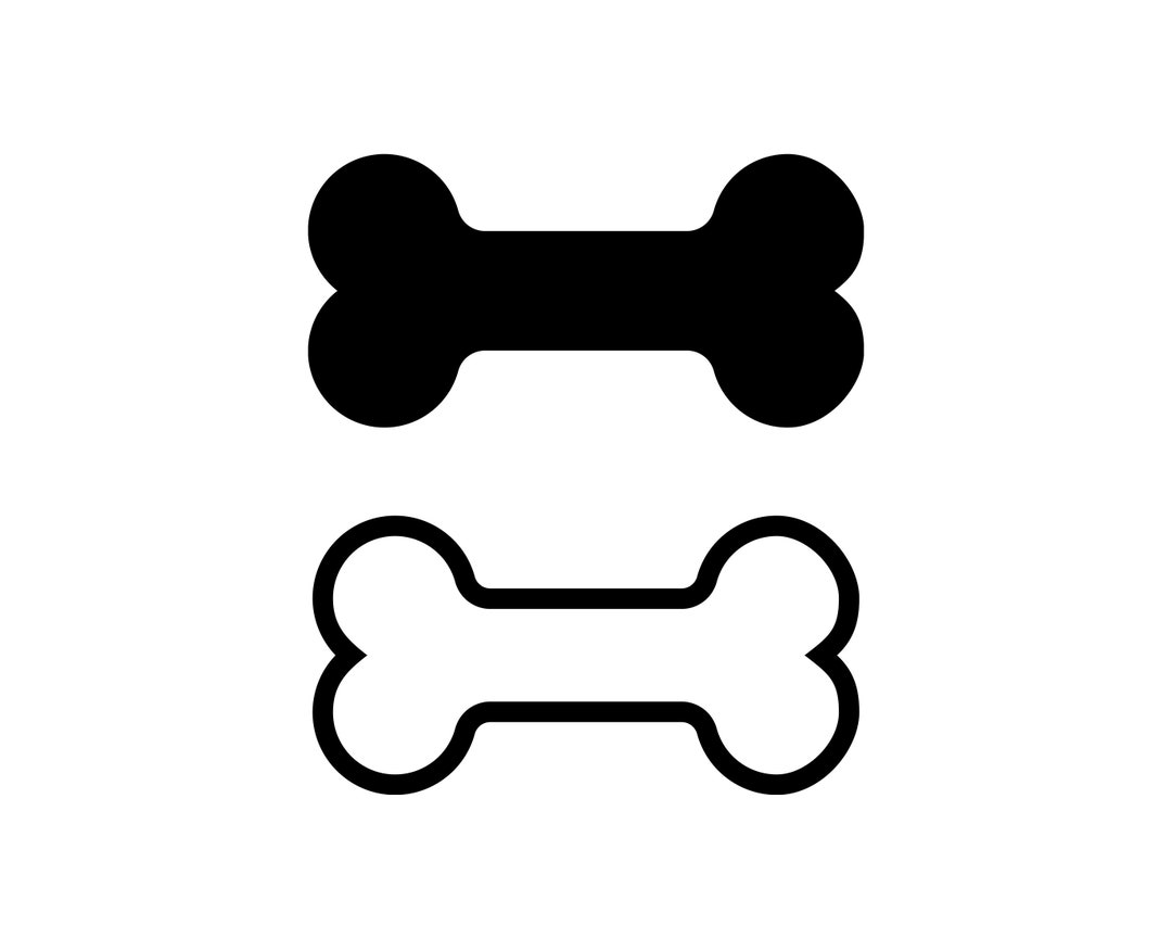 Dog Bone SVG, PNG - Dog Bone Outline Svg, Dog Svg, Animal Svg, Cut File ...