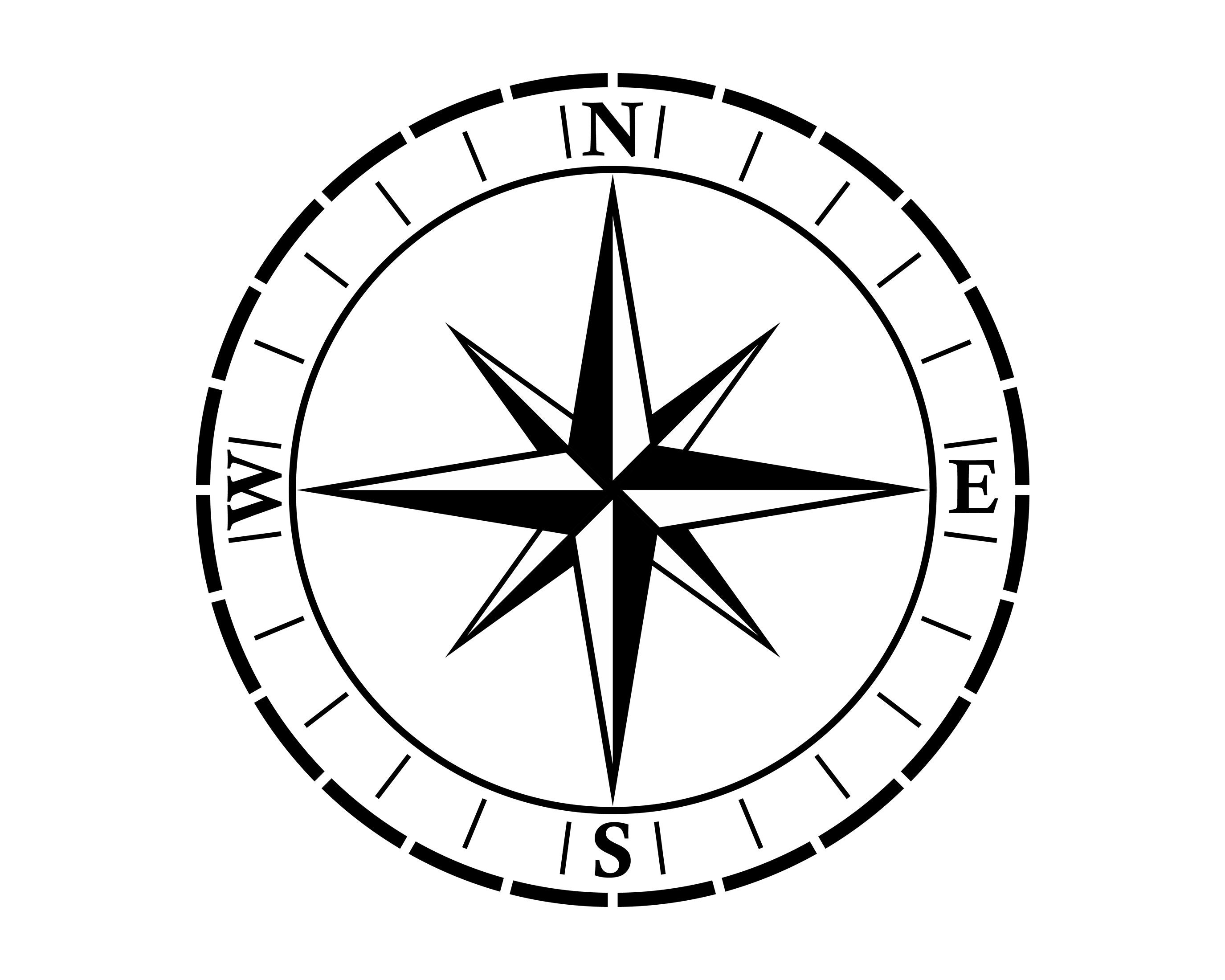 Brújula SVG PNG Brújula náutica Svg Compass Rose Svg - Etsy México