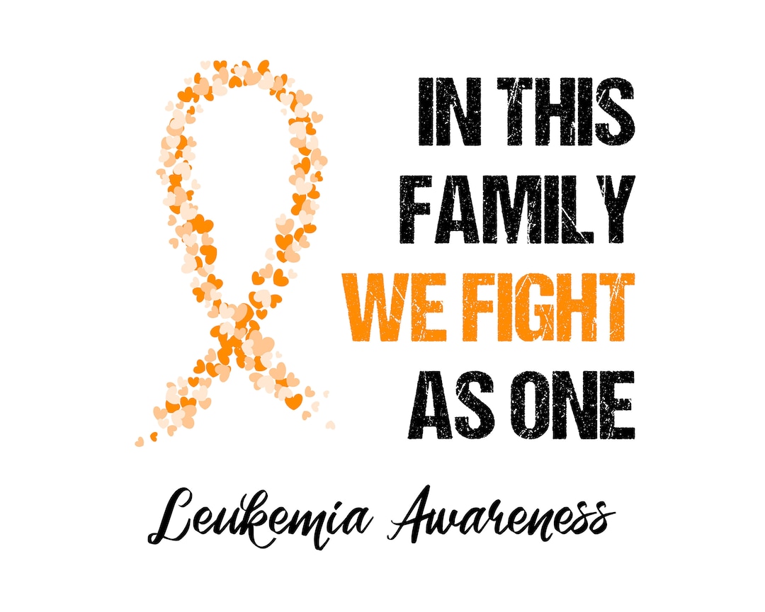 Leukemia Awareness SVG, PNG, 2 Variants, Cut Files for Cricut ...