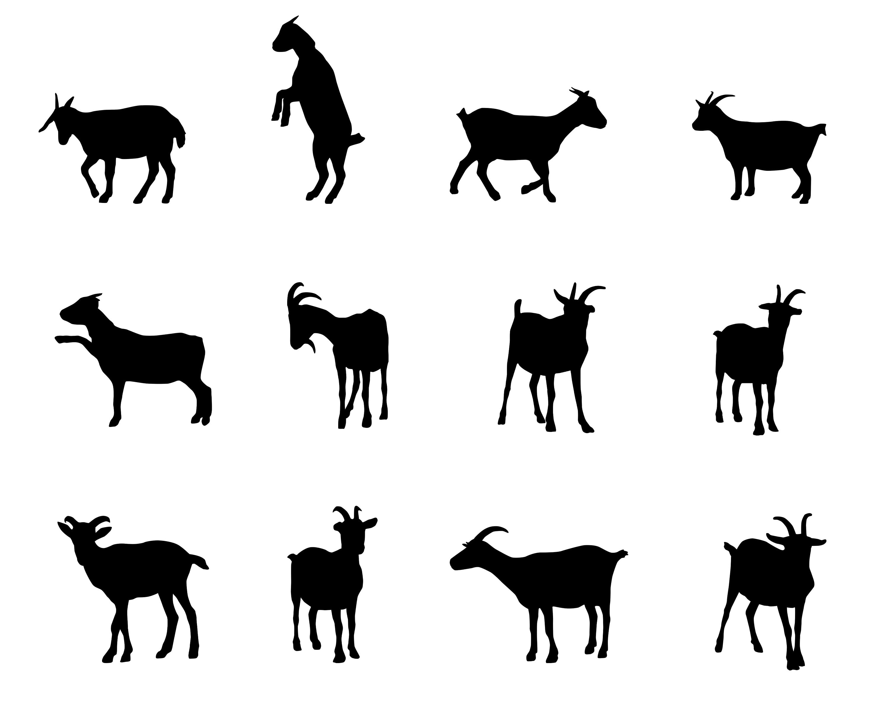 Goat SVG Bundle PNG Goat Silhouette Goat Clipart Cut File - Etsy Ireland