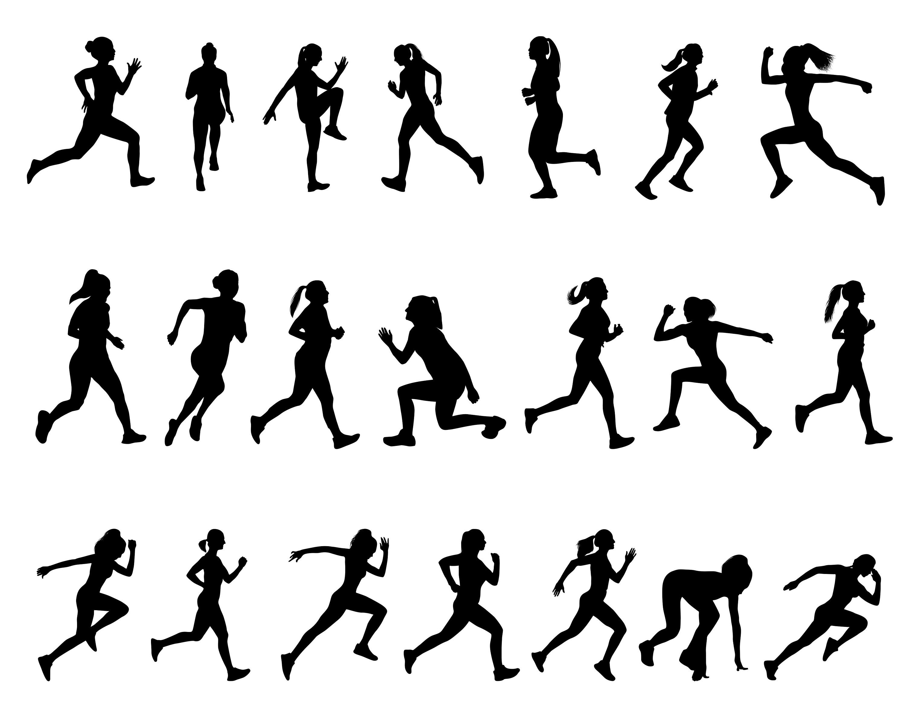 Running Woman SVG Bundle Runner SVG PNG Fitness Woman Svg - Etsy Australia