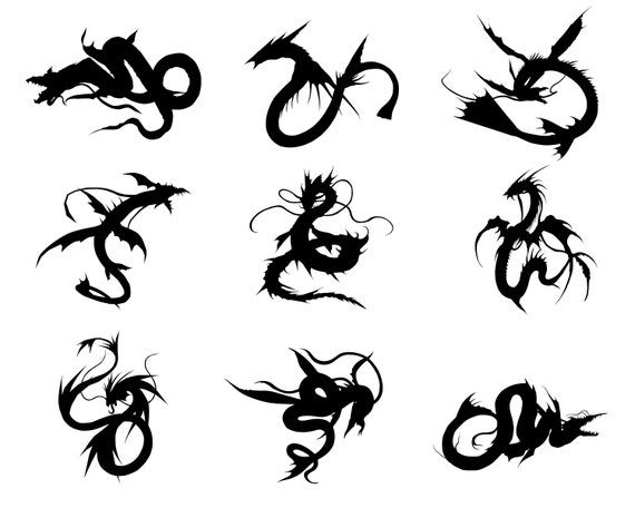 Sea Serpent Silhouette