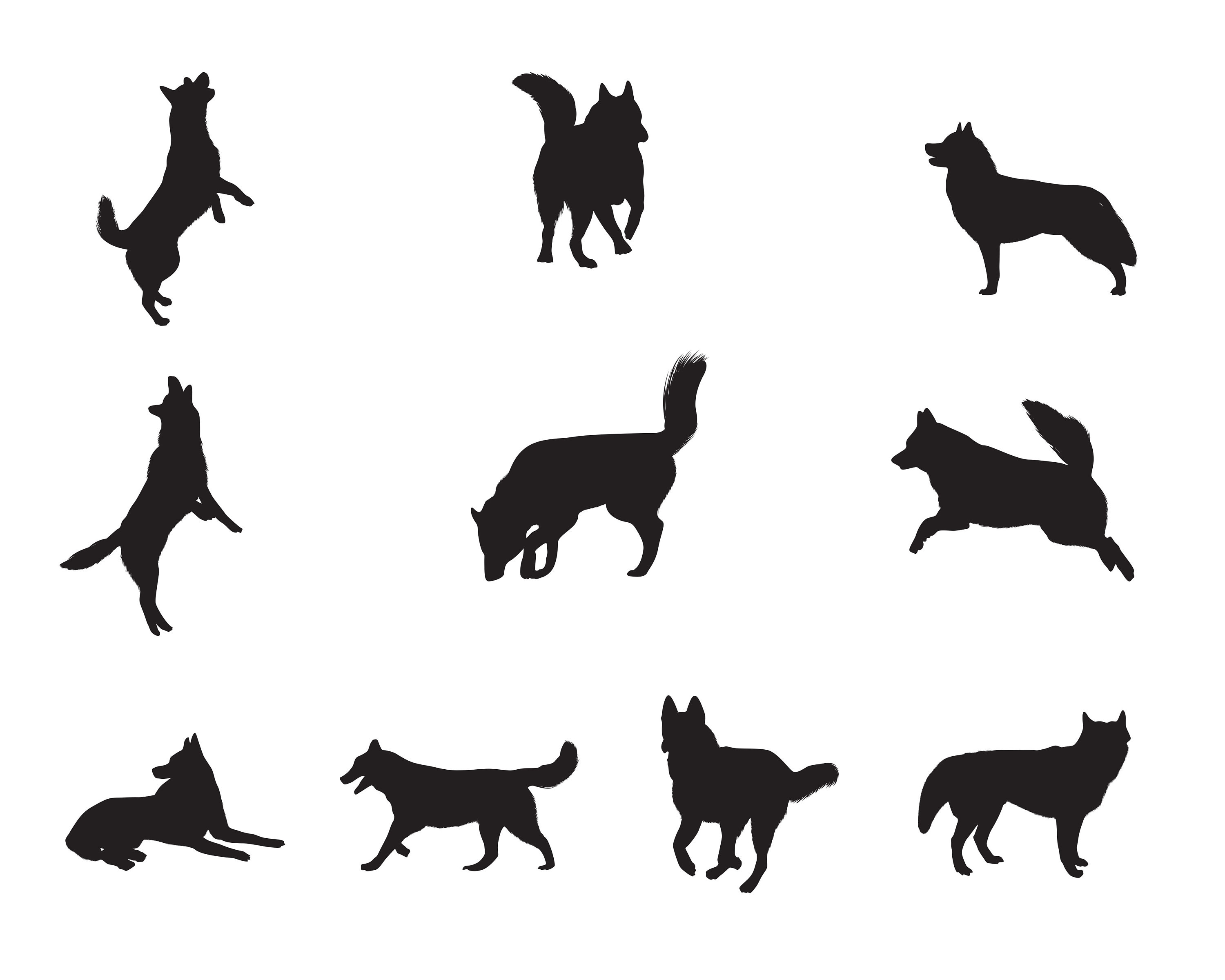 Husky SVG, PNG Bundle, Husky Dog SVG, Dog Svg, Dog Silhouette Svg, Cut ...