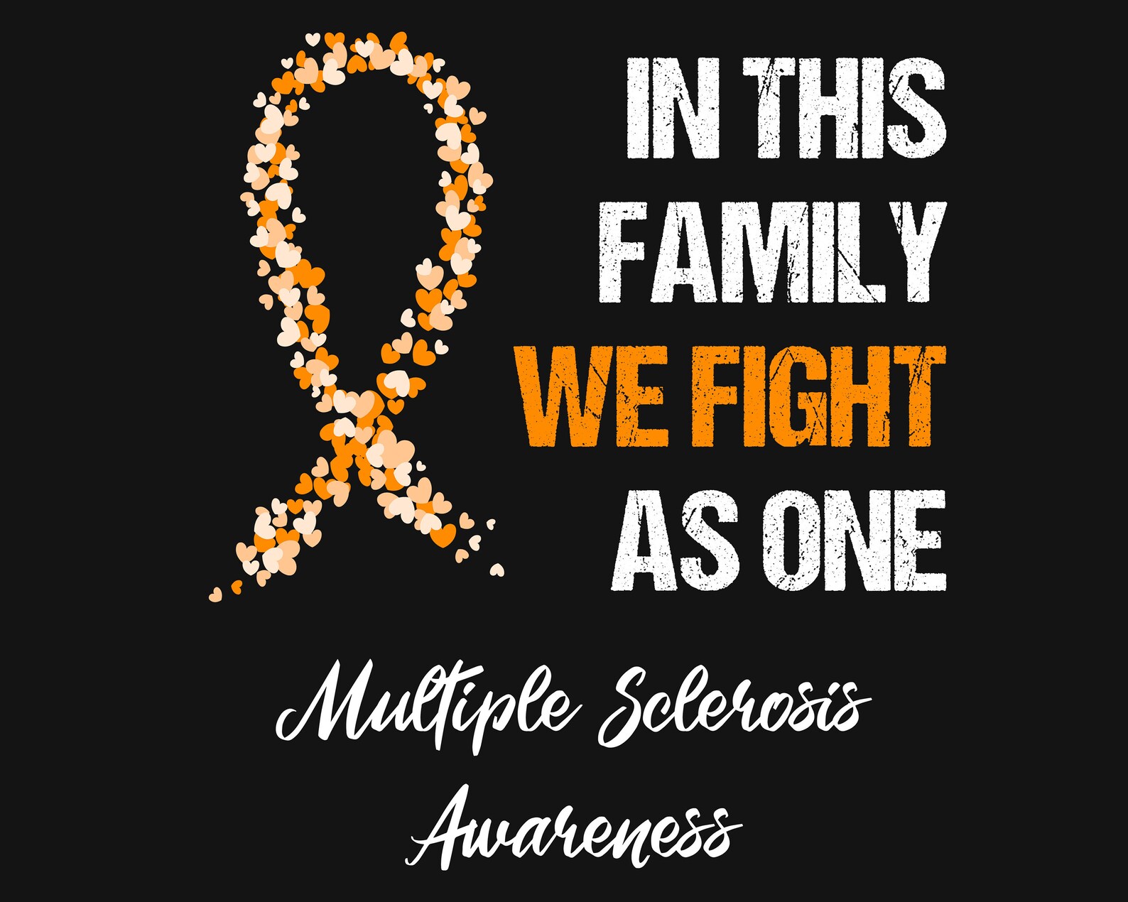Multiple Sclerosis Awareness SVG, PNG, 2 Variants, Cut Files for Cricut ...