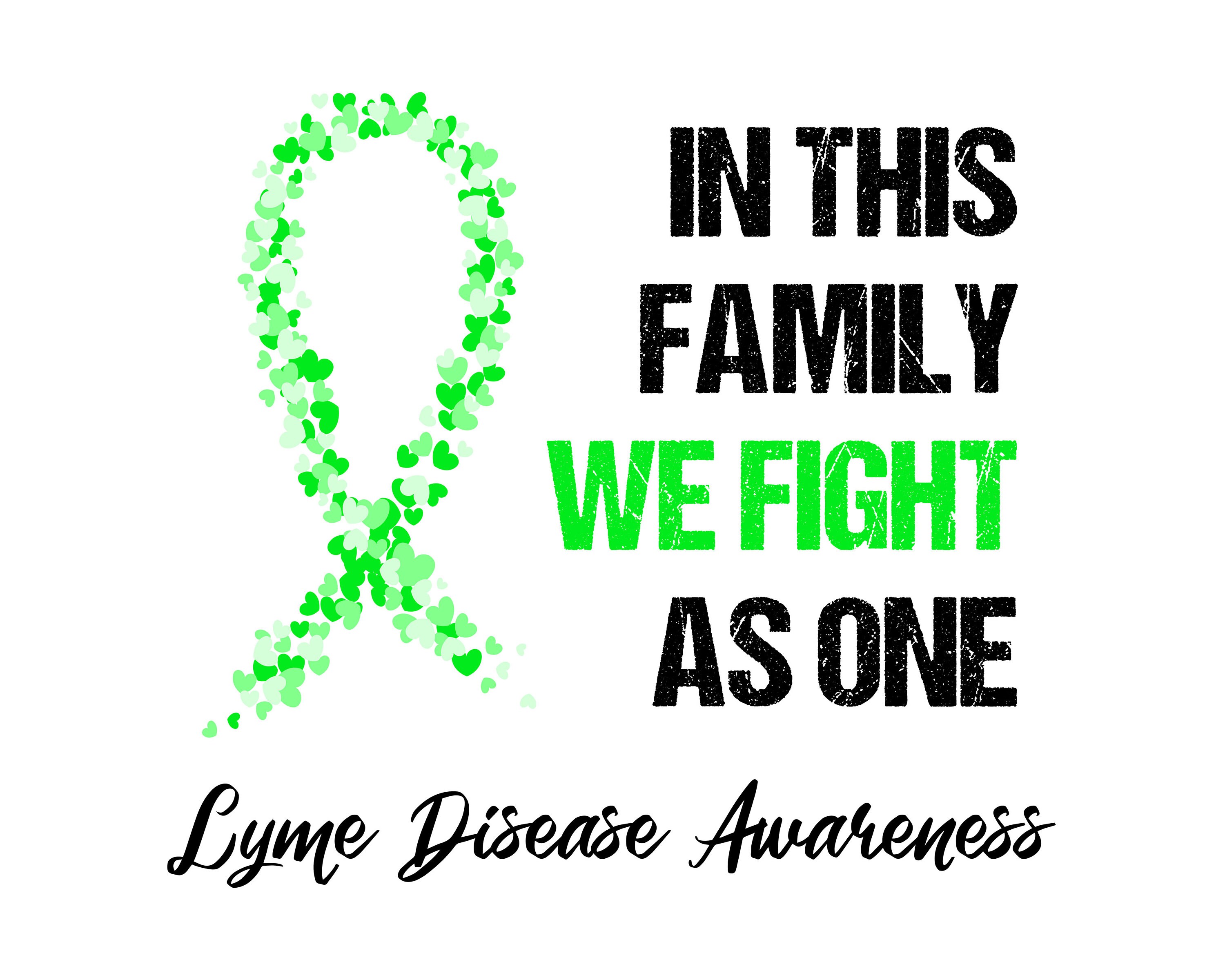 Lyme Disease Awareness Ribbon