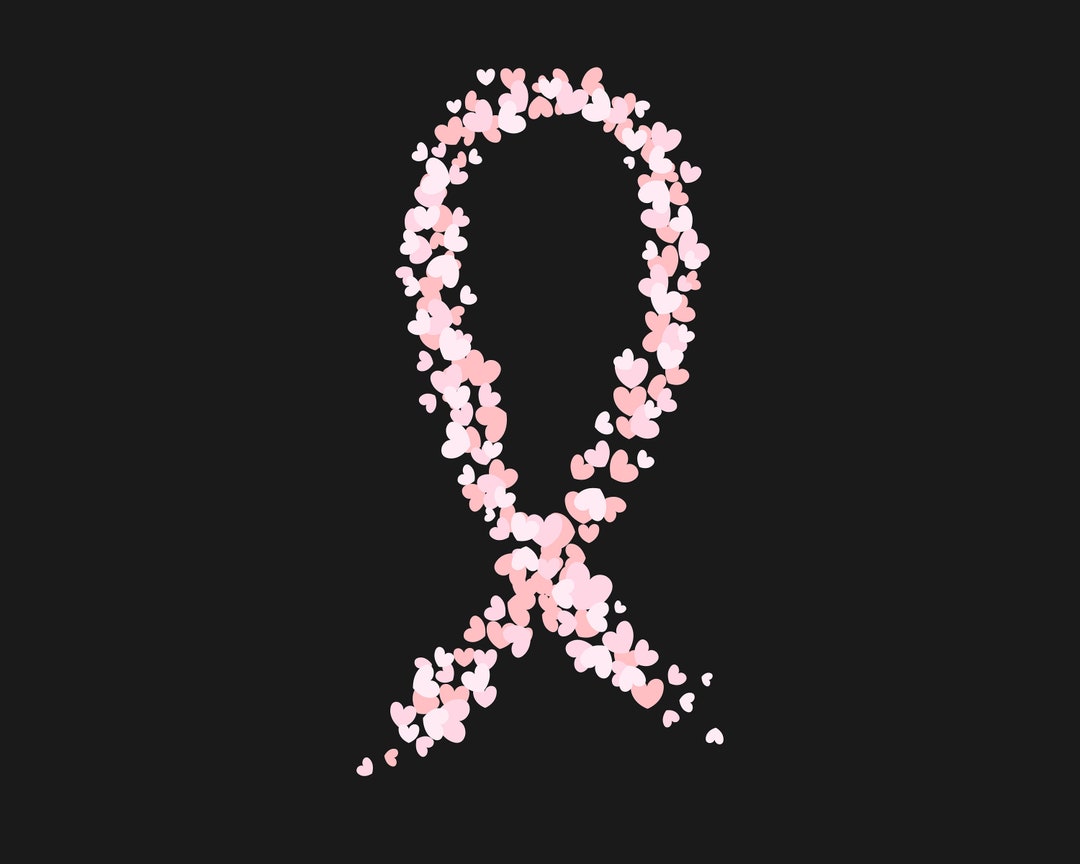 Pink Ribbon SVG, PNG - Breast Cancer, Cut File Cricut, Silhouette ...