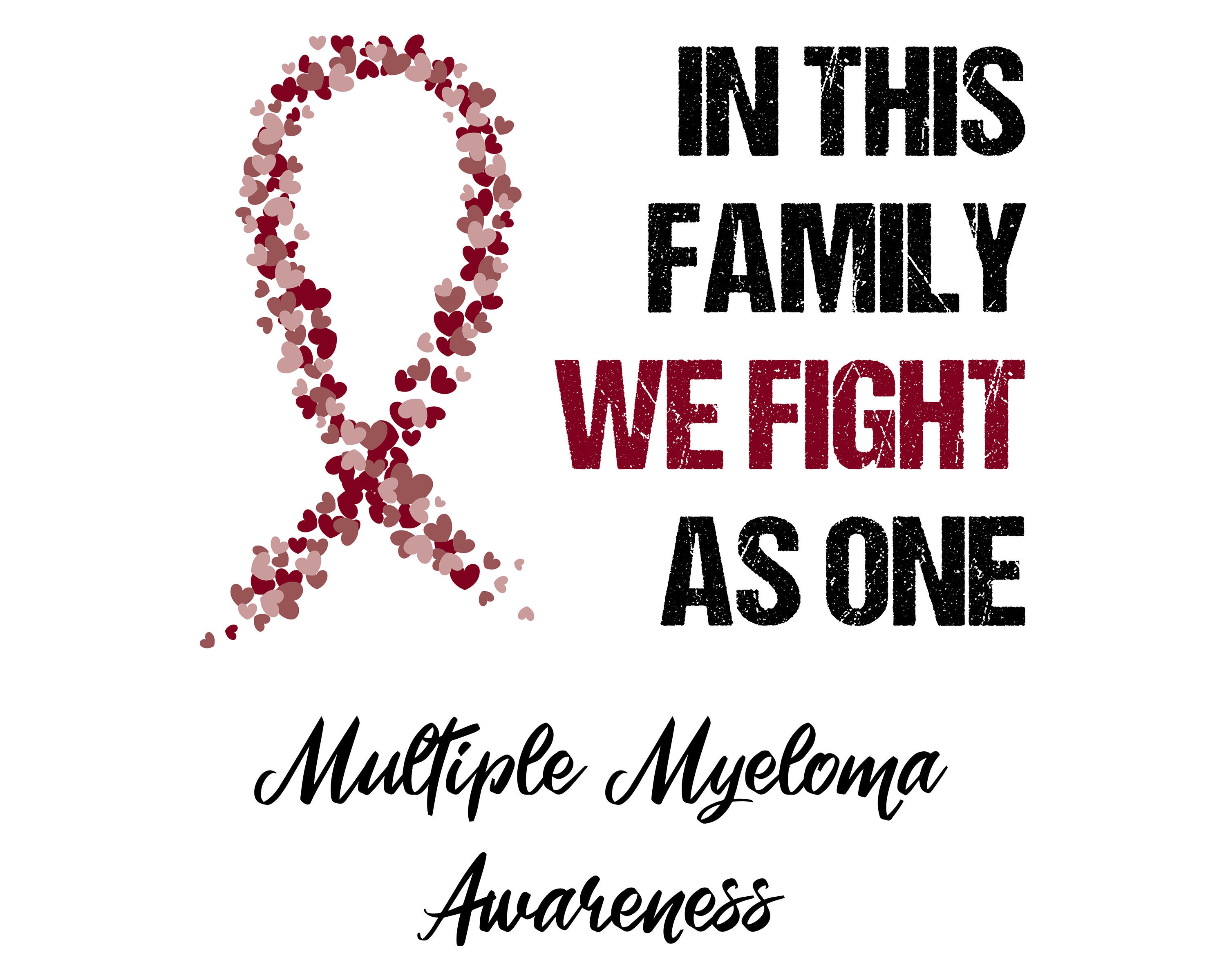 Multiple Myeloma Awareness SVG PNG 2 Variants Cut Files for - Etsy